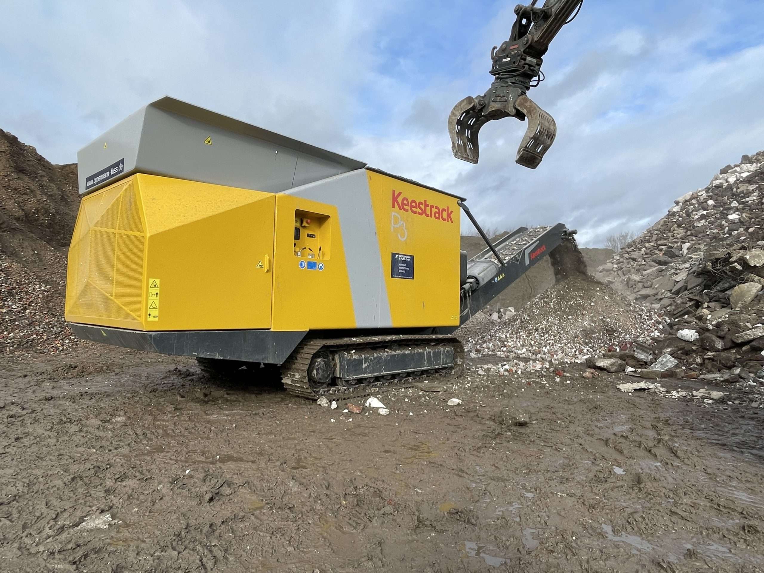 Keestrack P3 Shredder - Tracked Shredder – SMA